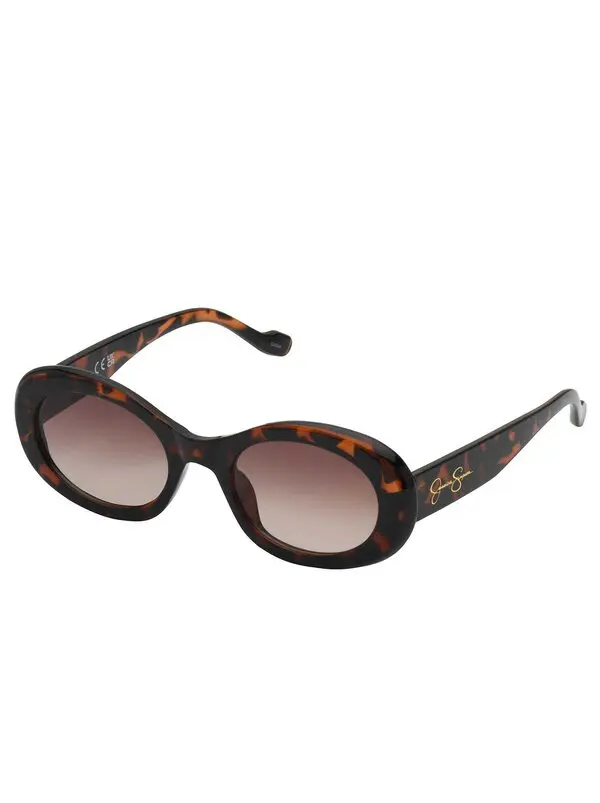 CIO Tortoiseshell Oval Sunglasses - One-color