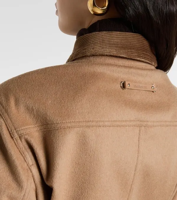 Max Mara Leva Belted Camel Hair Jacket