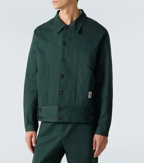 BODE Knolly Brook Cotton Twill Jacket - Green