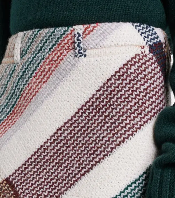 Missoni Zigzag Wool And Cotton-blend Miniskirt - Multicoloured