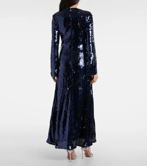 ROTATE BY BIRGER CHRISTENSEN Sequin Embellished Gown