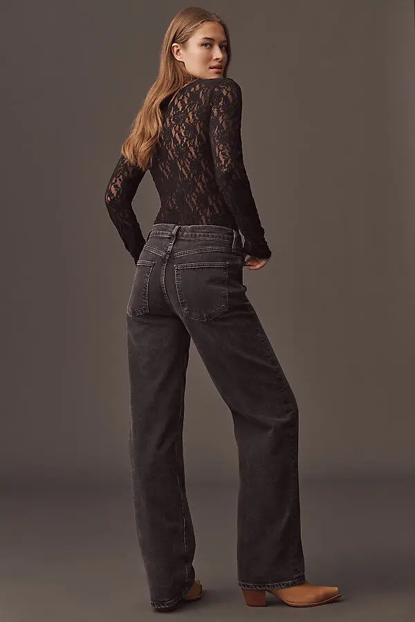 AGOLDE Harper Mid-rise Straight-leg Jeans - Radius
