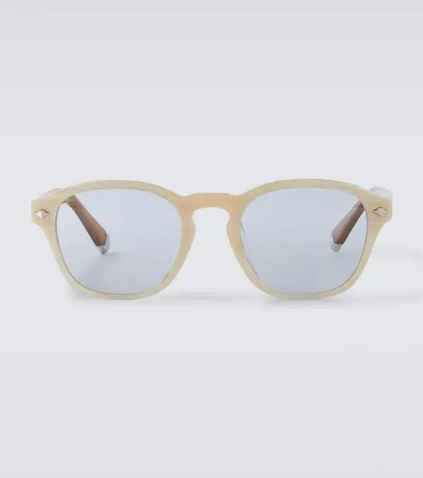 Brunello Cucinelli Round Frame Sunglasses - Neutrals