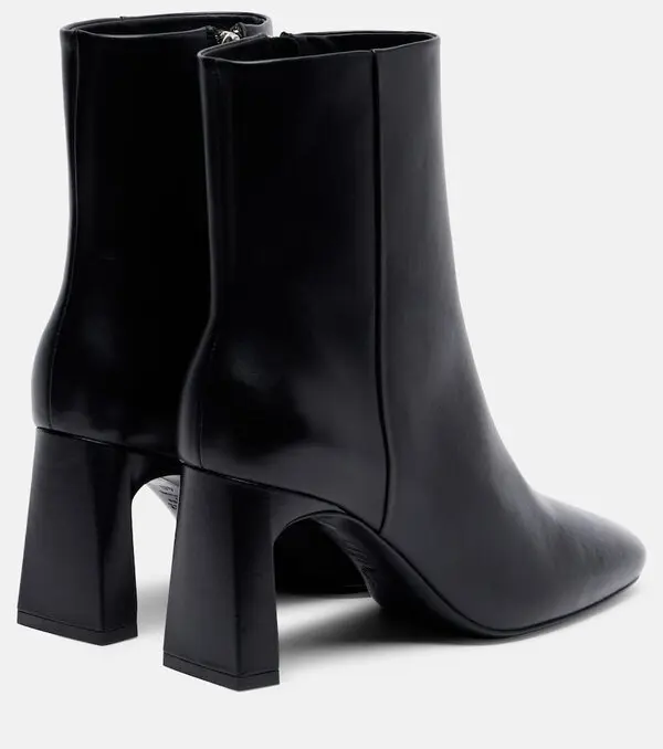 SOULIERS MARTINEZ Karol 80 Leather Ankle Boots