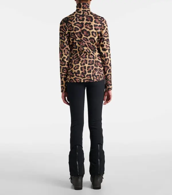 Goldbergh Leona Leopard-print Ski Top - Multicoloured