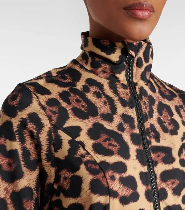 Goldbergh Leona Leopard-print Ski Top - Multicoloured