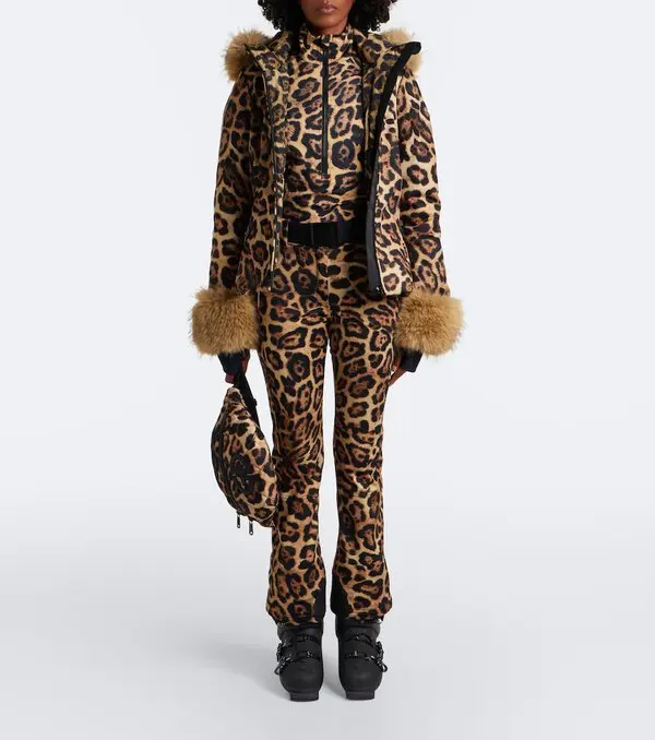 Goldbergh Leona Leopard-print Ski Top - Multicoloured