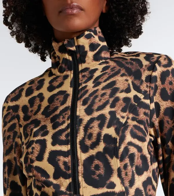 Goldbergh Leona Leopard-print Ski Top - Multicoloured