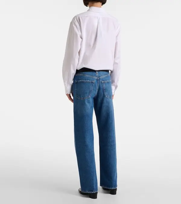 Citizens Of Humanity Lindz Low-rise Wide-leg Jeans - Blue