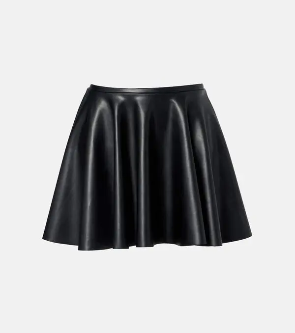 Norma Kamali Flared Miniskirt