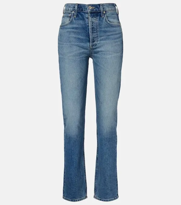 Citizens Of Humanity Blaine High-rise Straight Jeans - Blue