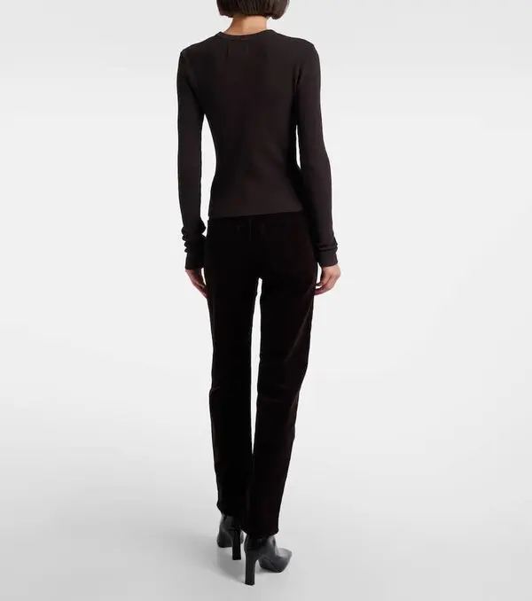 Citizens of Humanity - Pilar Waffle-Knit Cropped Top