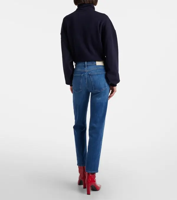 Citizens Of Humanity Caia Mid-rise Straight Jeans - Blue