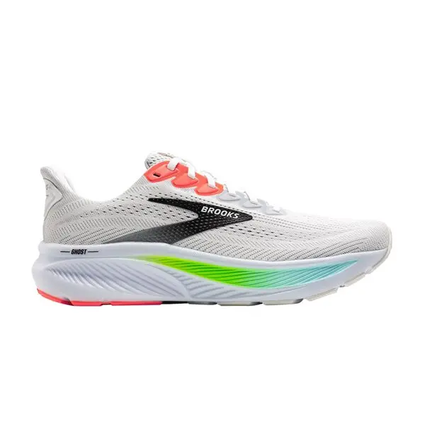 Brooks Ghost 17 2e Wide Athletic Sneakers - White
