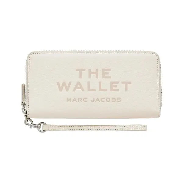 Marc Jacobs The Continental Leather Wallet 'cotton - Cream