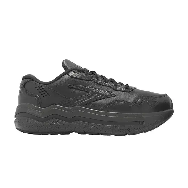 Brooks Ghost Max Leather 2e Wide - Black