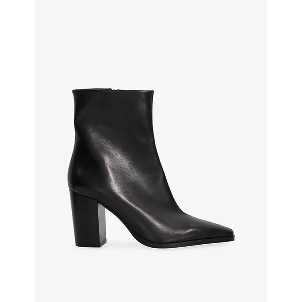 DUNE Leather Heeled Ankle Boots