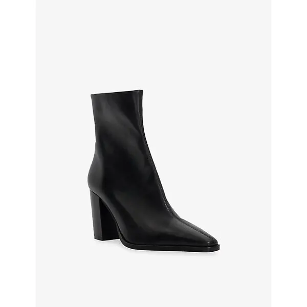 DUNE Leather Heeled Ankle Boots