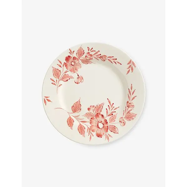 ANNA + NINA Whimsical Rose Earthenware Breakfast Plate