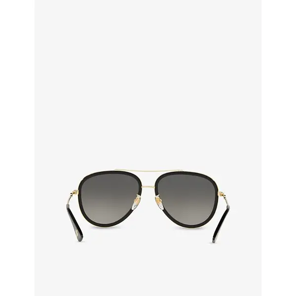 Gucci Gg0062s Pilot-frame Sunglasses