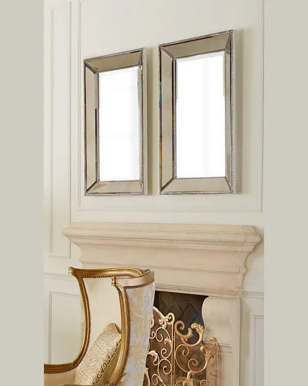 KATHERINE NOBLE BY BMC Beaded Wall Mirror, 24"w