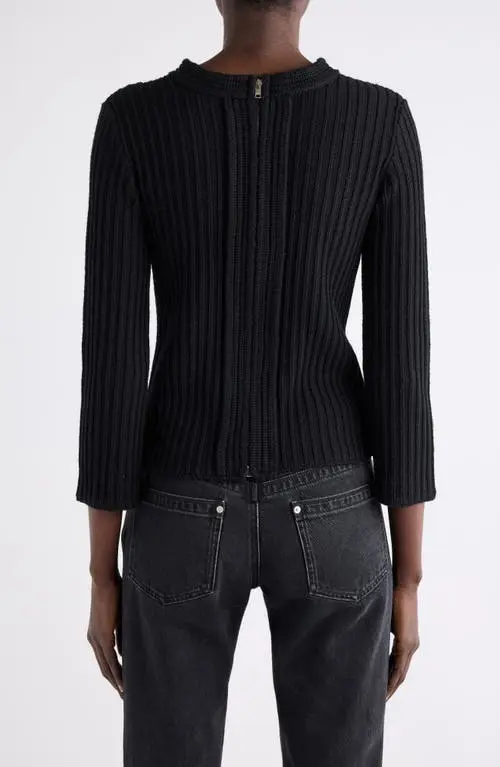 Isabel Marant Dixie Reversible Wool Zip Cardigan
