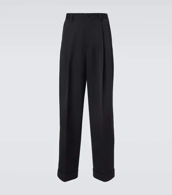 Dolce & Gabbana Wool And Silk-blend Gabardine Suit Pants