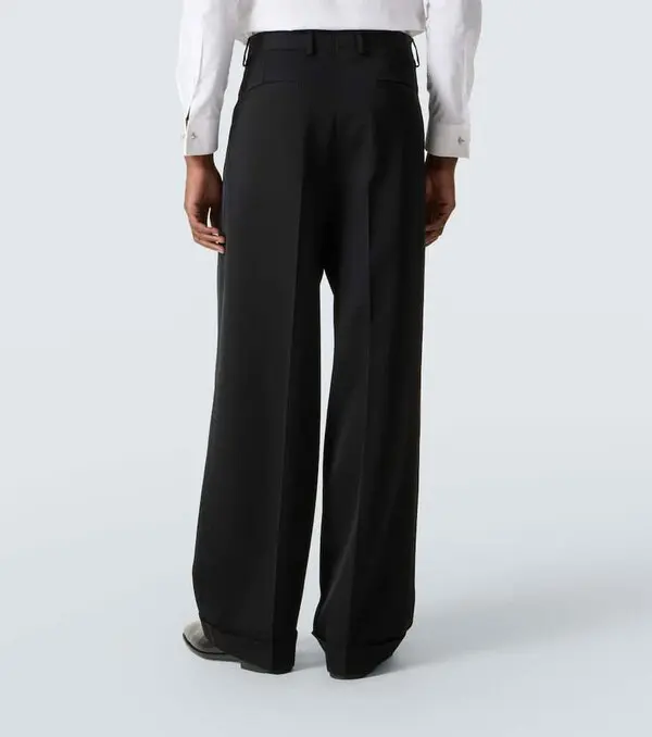 Dolce & Gabbana Wool And Silk-blend Gabardine Suit Pants