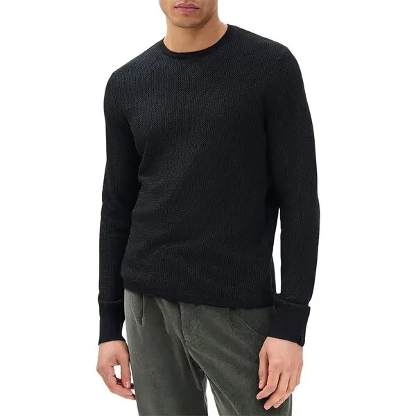 Rag & Bone Gregory Crewneck Sweater - Black