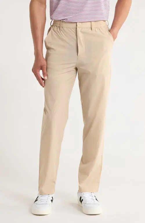 QUIET GOLF Nylon Golf Pants - Tan