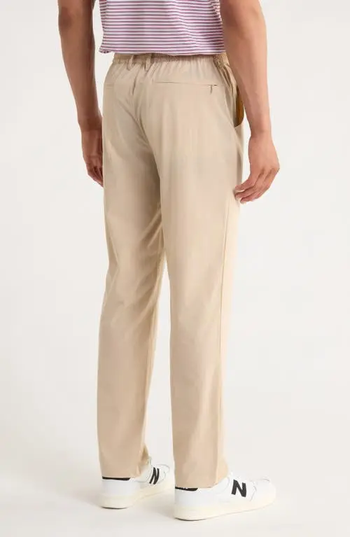 QUIET GOLF Nylon Golf Pants - Tan