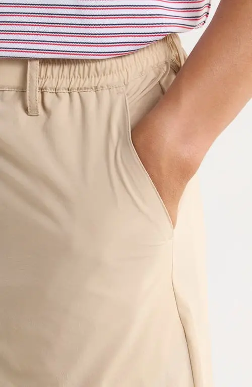 QUIET GOLF Nylon Golf Pants - Tan