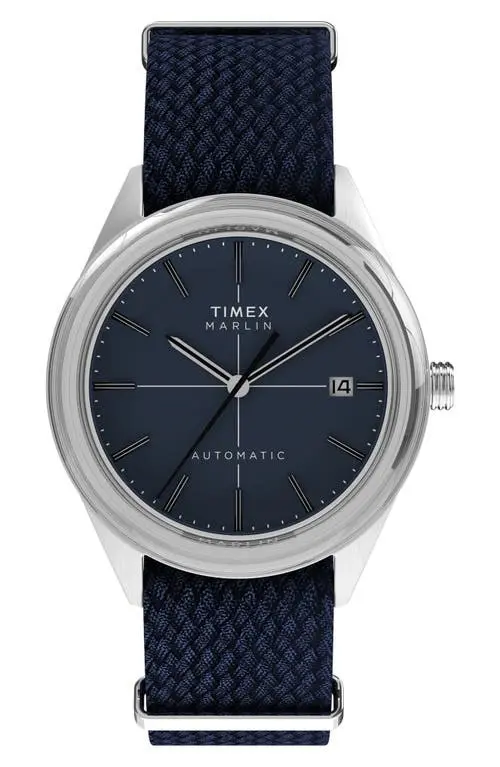 TIMEX® Marlin® Jet Automatic Strap Watch - Blue