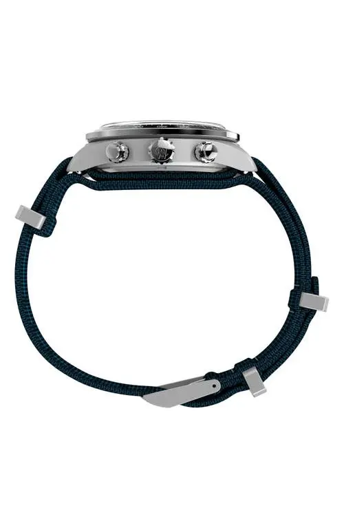 Timex® Waterbury Heritage Chronograph Strap Watch - Blue
