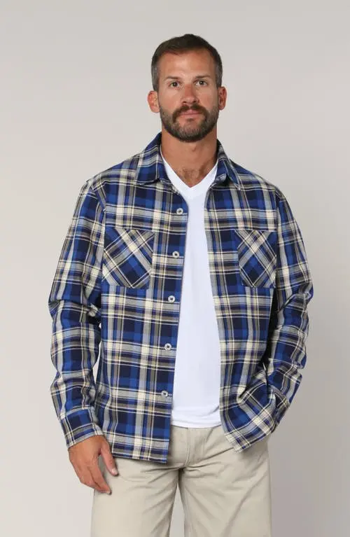 LEISURE LAB Outlander Button Up - Deep Current