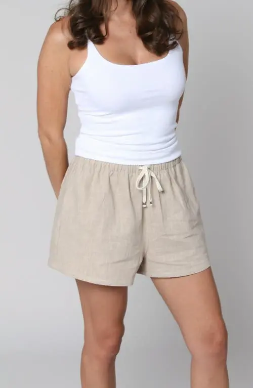 LEISURE LAB Relaxed Linen Short - Terracota