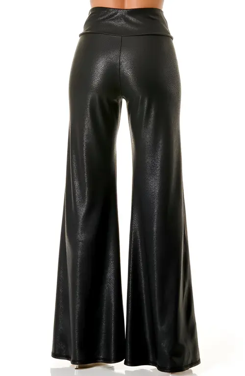 MODENAIRE High-waist Flared Leg Pants