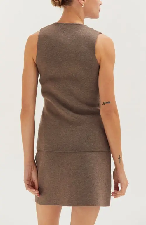 CRESCENT Jacquard Knit Vest
