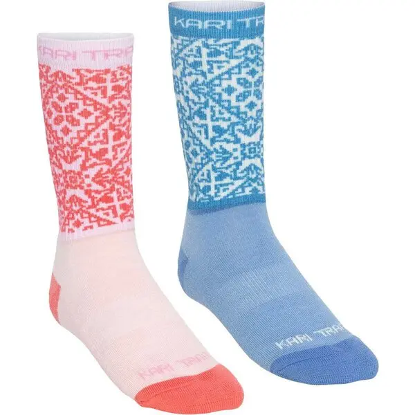 Kari Traa Puffin Crew Socks 2-pack - Gum