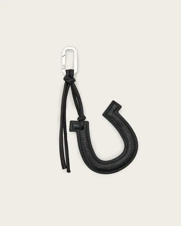 ALLSAINTS Horseshoe Leather Keyring