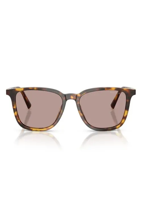 Miu Miu 53mm Square Sunglasses - Honey Havana/light Purple