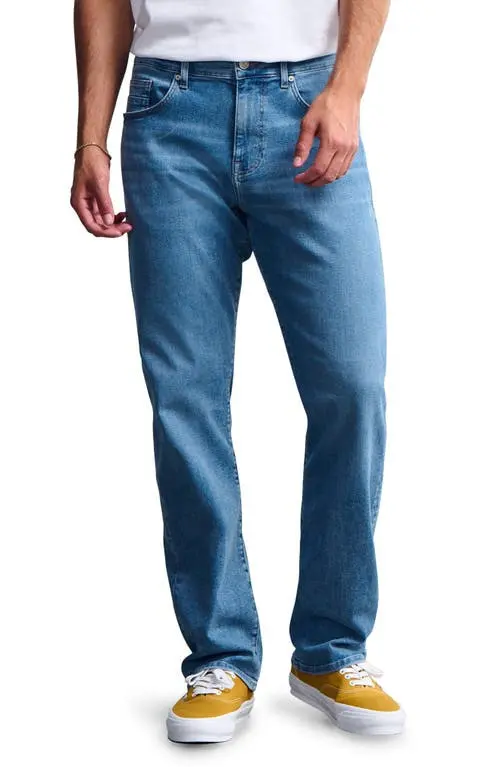 GENERAL DENIM WORKS Relaxed Straight-leg Jeans - Mid Denim