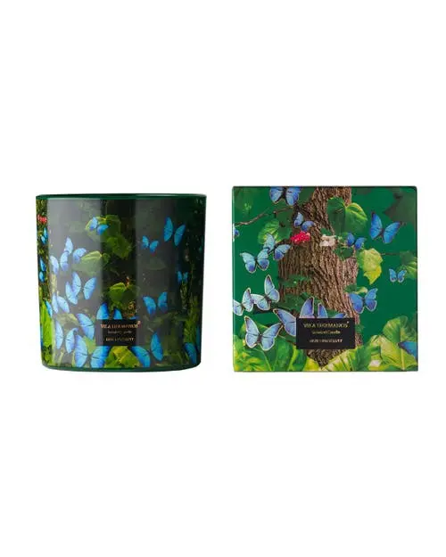 VILA HERMANOS Vila Jungletropia Candle In A Jar - Blue Butterfly