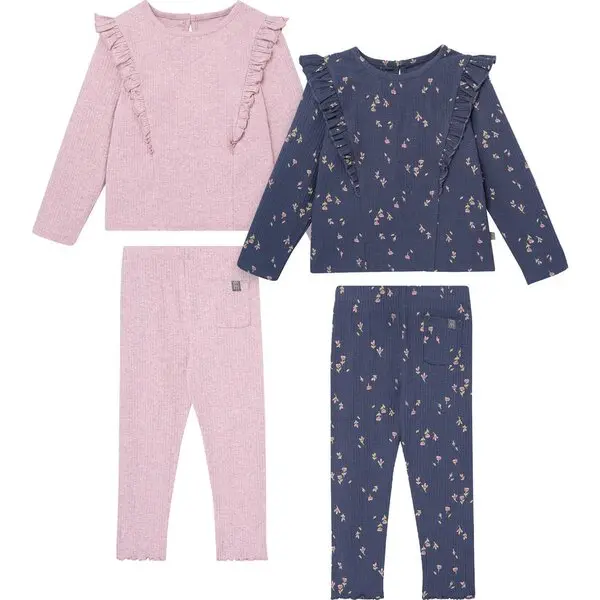 MODERN MOMENTS™ BY GERBER Ruffle Tops And Leggings Set - Purple