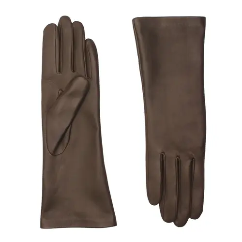 AGNELLE Christina Lambskin Glove - Tourbe