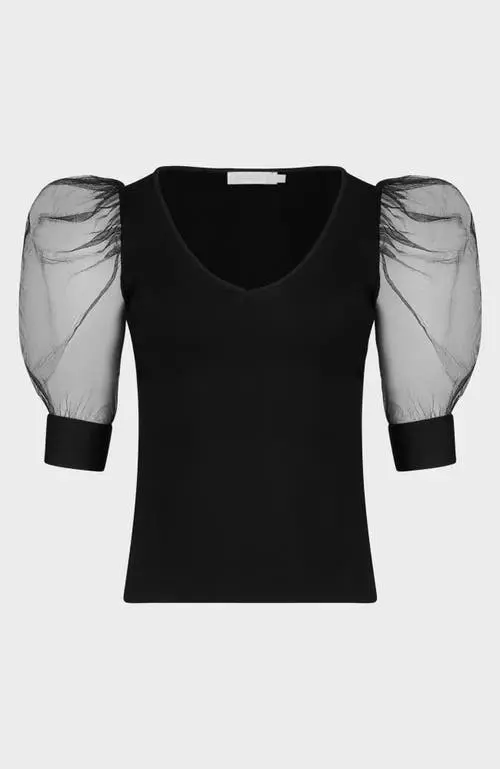 Anne Fontaine Aerial V-neck Top