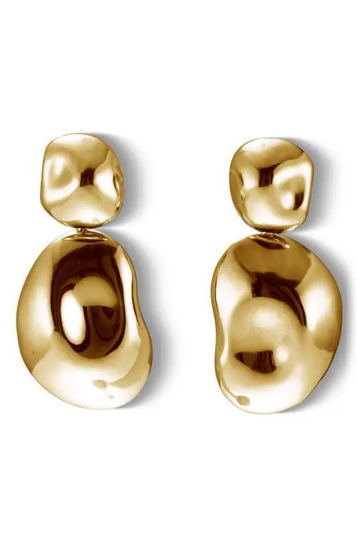 LELET NY Zoe Clip-on Drop Earrings - Gold