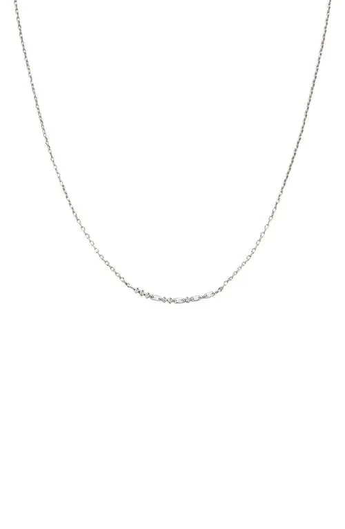 MADE BY MARY Ily Morse Code Necklace - Silver