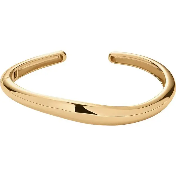 MADE BY MARY Sol Wave Cuff Bracelet - Gold Plated
