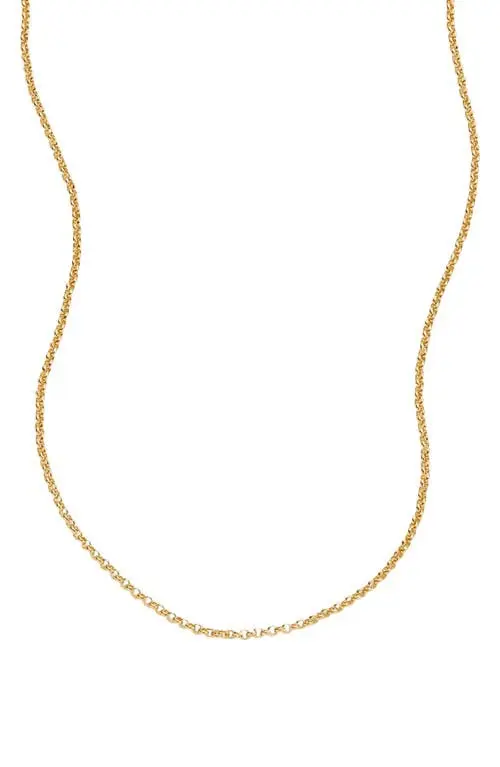 MADE BY MARY Rolo Chain Necklace - Gold Filled